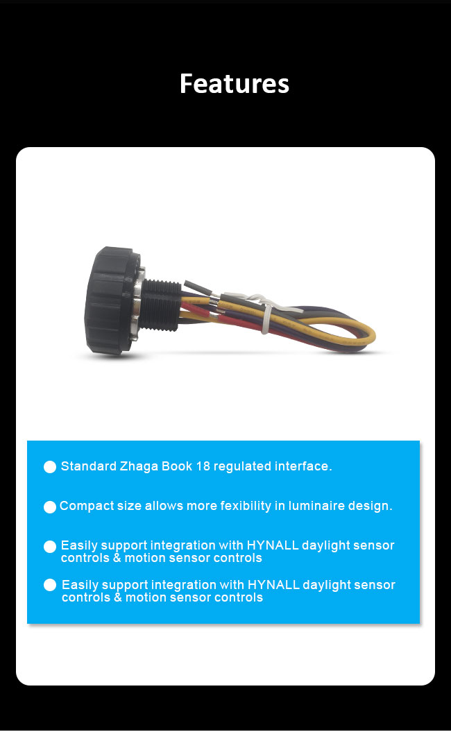 50mm IP65 Waterproof Zhaga Book 18 Connecting Base