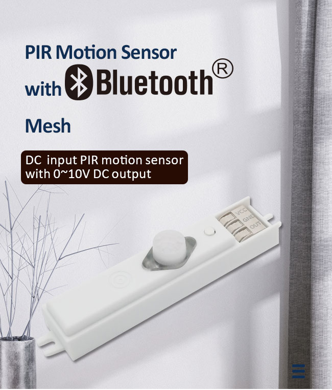 5m Mounting 12VDC Bluetooth PIR Motion Sensor 20mA For Ceiling Light