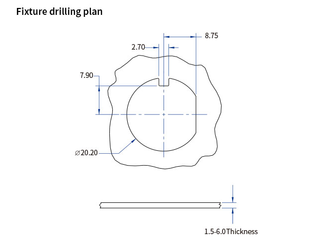 IP65 Zhaga Book 18 Socket HN150 40mm Dia For UFO Fixtures