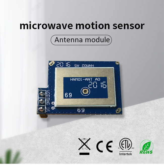 HNM02 Small Size Microwave Motion Sensor Module IF Signal Output 5.8GHz ...