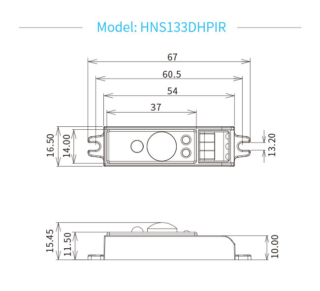 HNS133DHPIR Daylight Harvest Sensor Remote Control Setting For Indoor ...