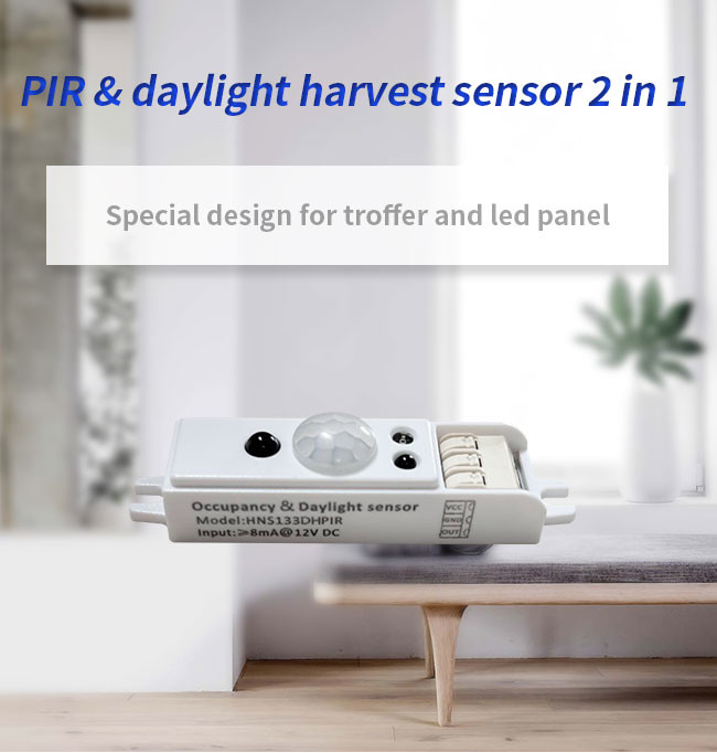 HNS133DHPIR Daylight Harvest Ceiling Mounted PIR Sensor 12V DC Input 0 ...
